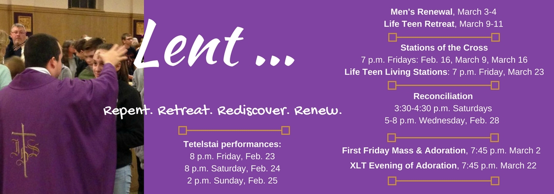 St. Francis Xavier Parish » Lent 2018